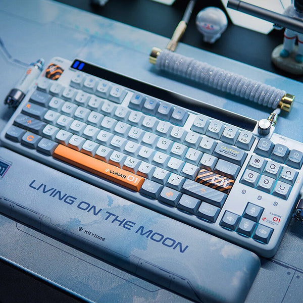 KEYSME Lunar01 Mechanical Keyboard Wireless 2.4G Bluetooth Gpro3.0 ...