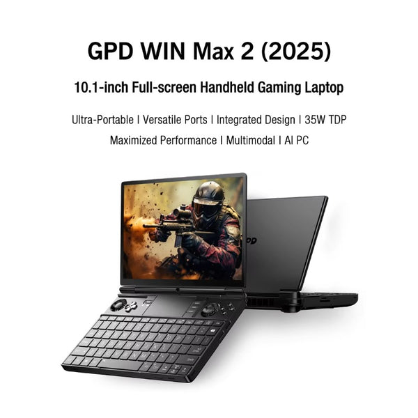 GPD Win Max2 2025 Handheld Game Laptop AI9 HX370 AMD 8840U 10.1" Mini ...