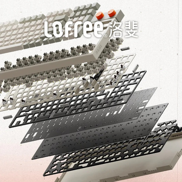 New Lofree Block Wireless Mechanical Gamer Keyboard Retro 98keys 3 Mo ...
