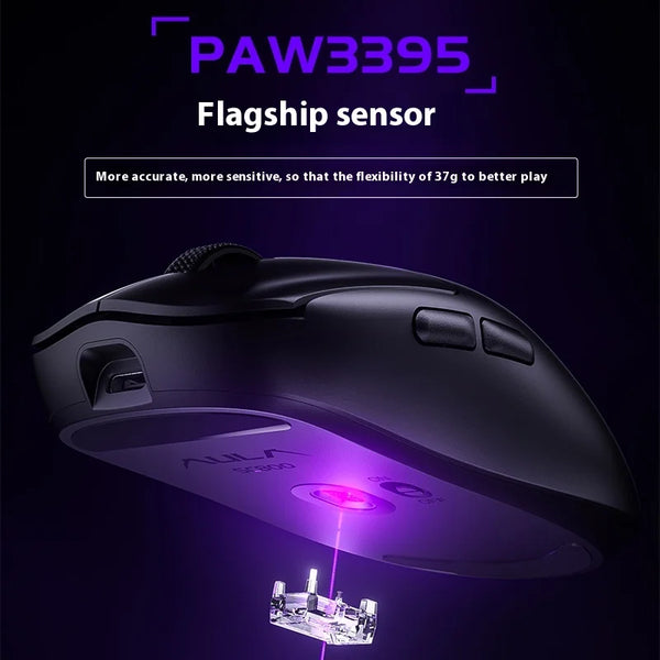 Aula Sc800 8k Paw3395 Gaming Wireless Mouse 26000dpi Light Weight E-Sp ...