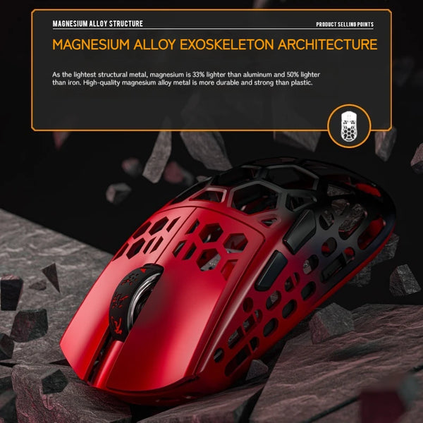 Darmoshark M2 Magnesium Alloy Three Mode Wireless Game Mouse For Small ...