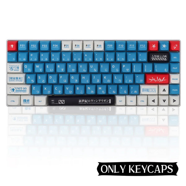 Eva Theme Japanese Animation Personalized Keycaps XDA Profile PBT D ...