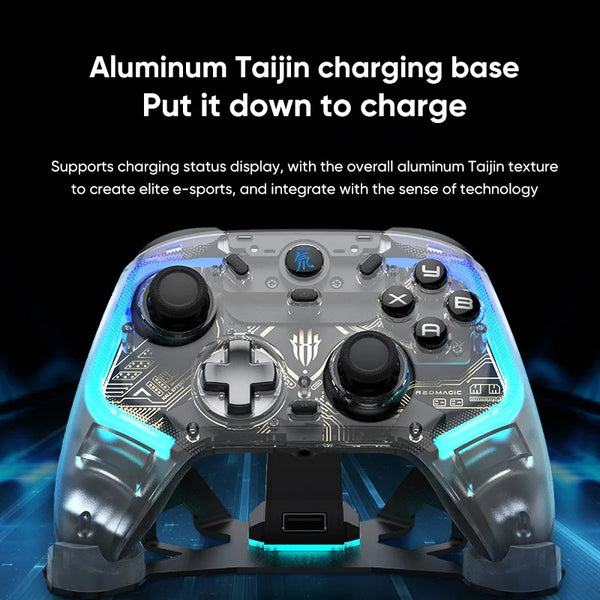 RedMagic Cyber Gamepad RGB Motor Vibration Bluetooth Controller for PC ...