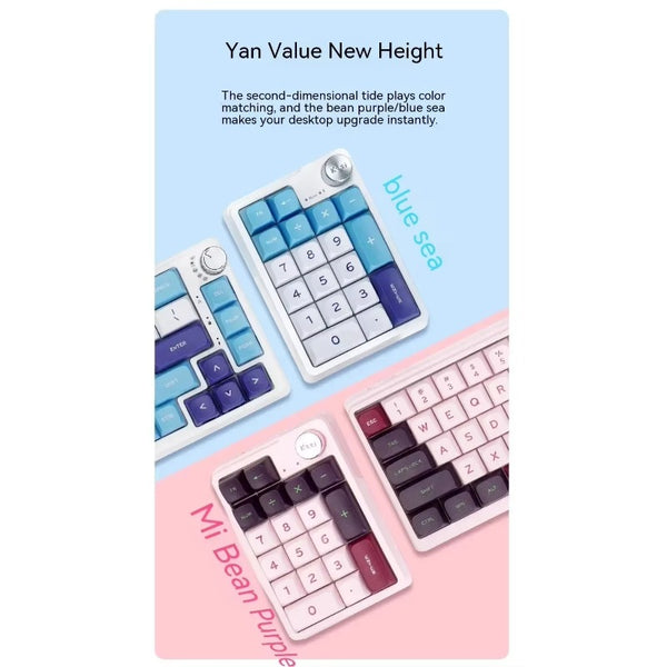 Kzzi K20 Mini Mechanical Keyboard Three Mode Bluetooth Wireless Gasket ...
