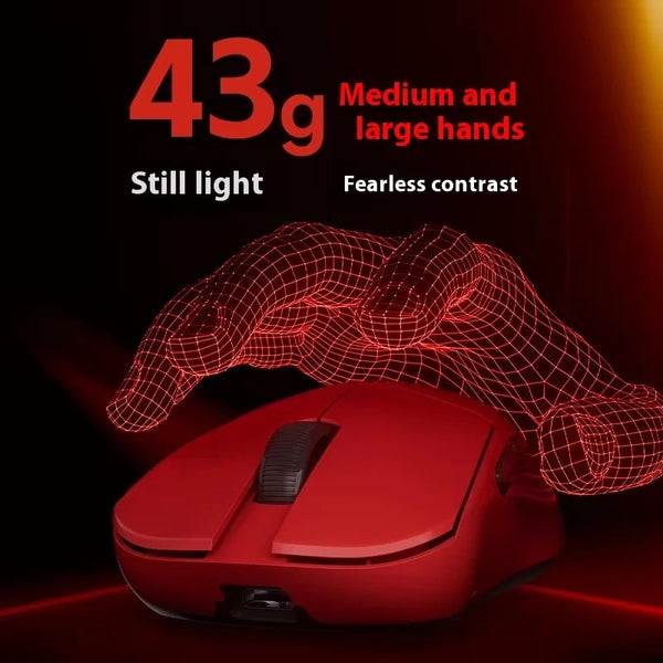 Madlions Mad G Max Wireless Mouse 8k Paw3395 43g Hole Free Ultra Ligh ...