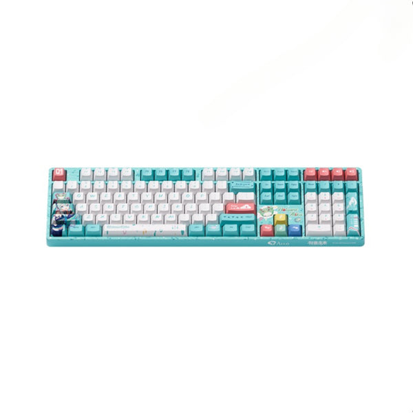 Akko x Hatsune Miku Limited Edition Mechanical Keyboard Wired Tri-mode ...