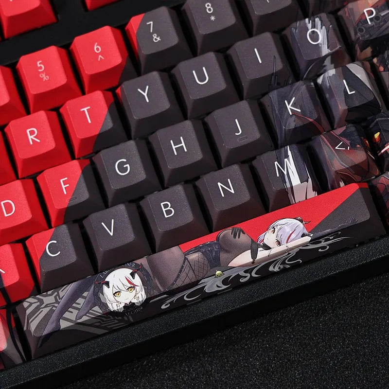 Azur Lane Kms Agir Keycaps Sublimation 108 Key Pbt Keycap Sexy Hentai ...